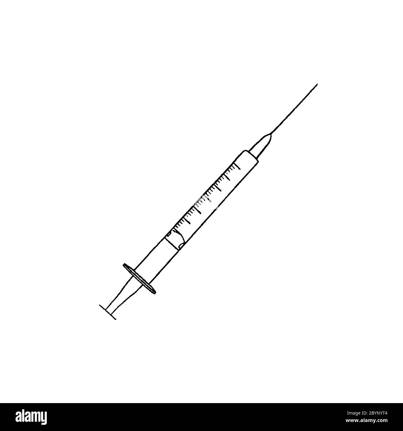 Syringe icon. antlia squirt gun injector medical syringe Stock Vector ...