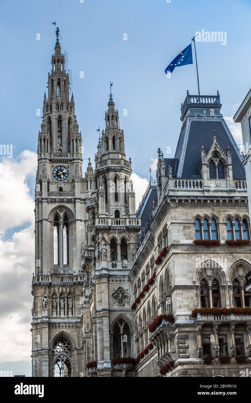 Vienna city hall square hi-res stock photography and images - Alamy