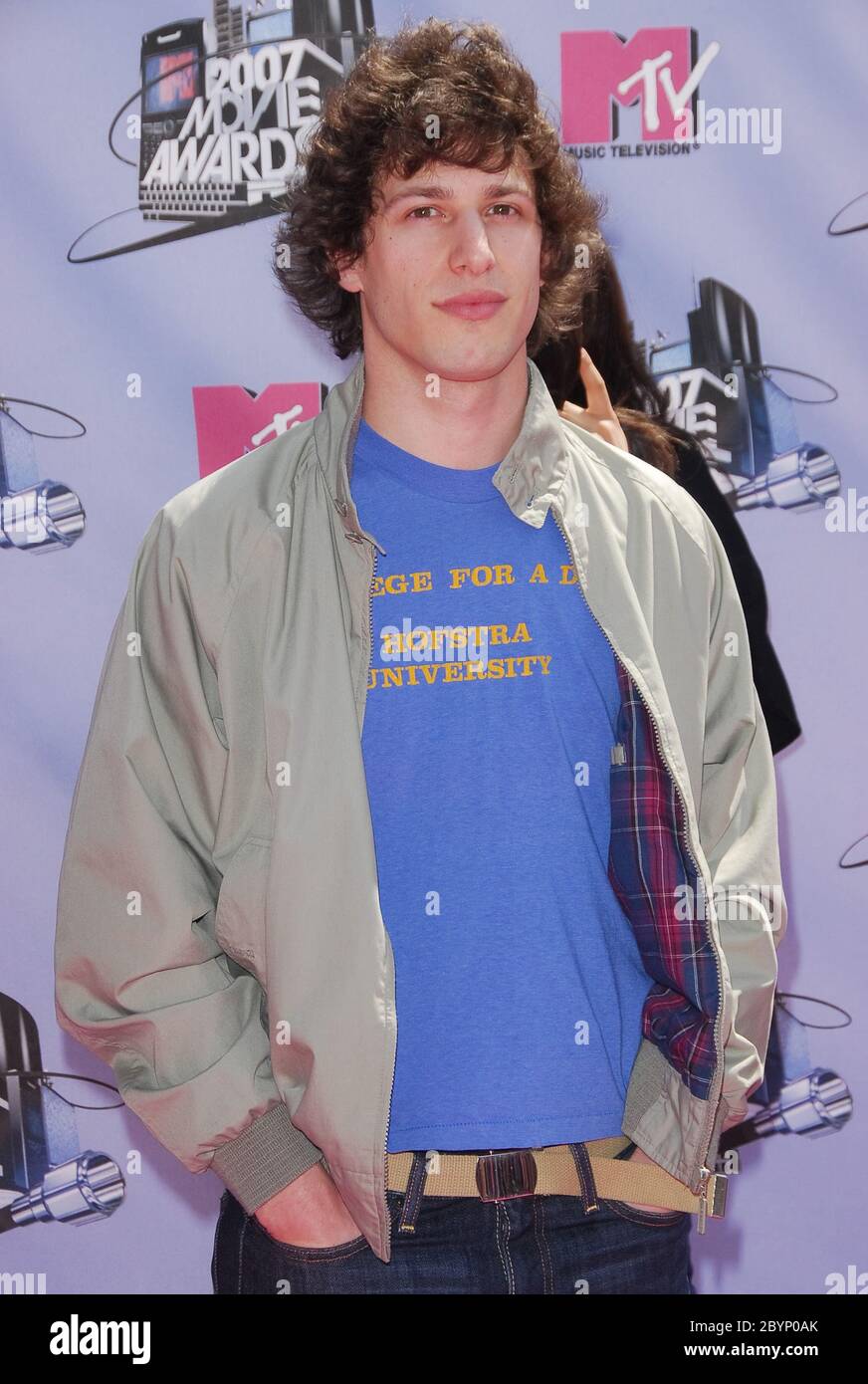 Andy Samberg at the 2007 MTV Movie Awards - Arrivals held at the Gibson ...