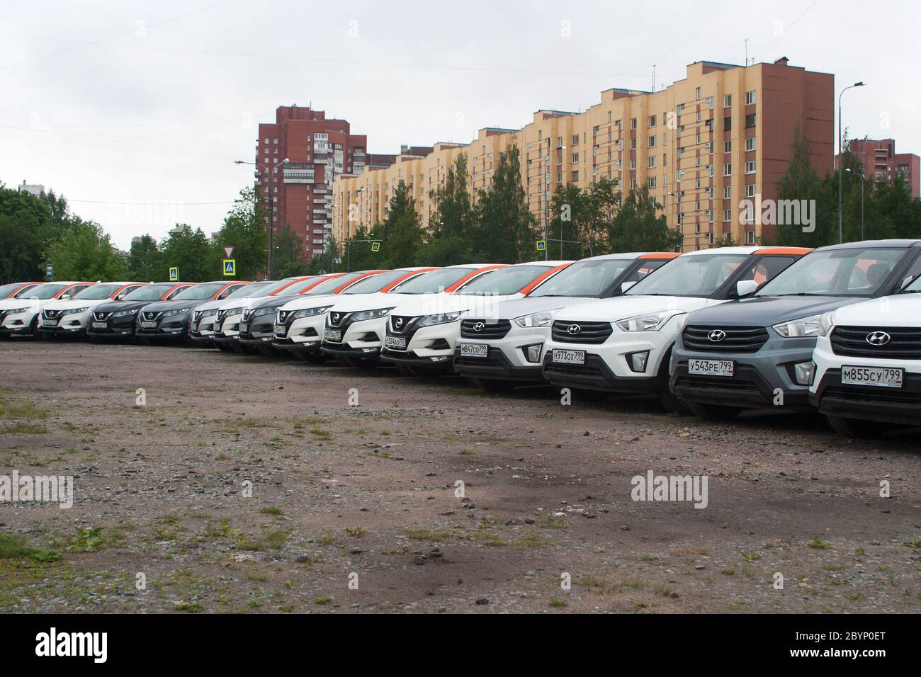 Russia cars hyundai hi-res stock photography and images - Alamy