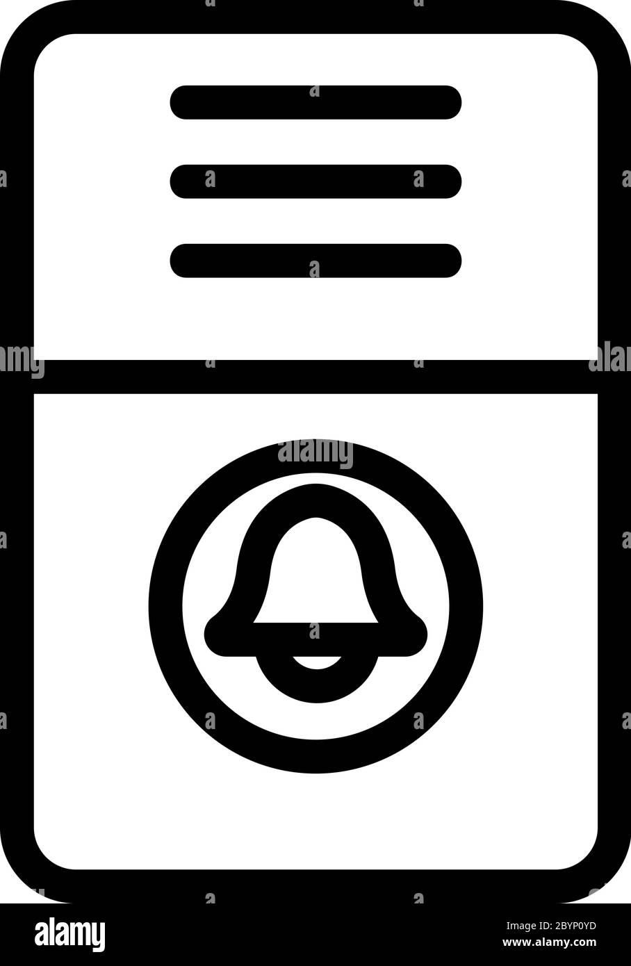 Black video intercom system Cut Out Stock Images & Pictures - Alamy