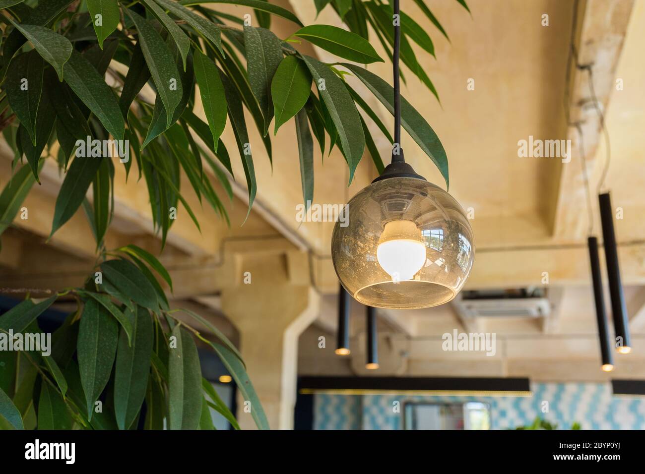 Modern loft lamps hi-res stock photography and images - Alamy