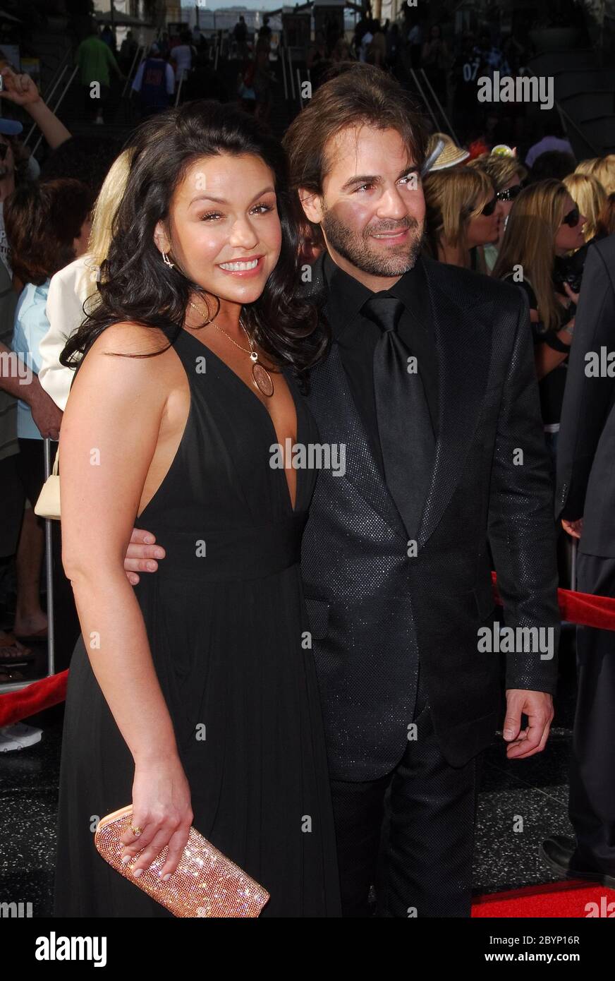 Red carpet retro rachael ray and husband john cusimano hi-res stock ...