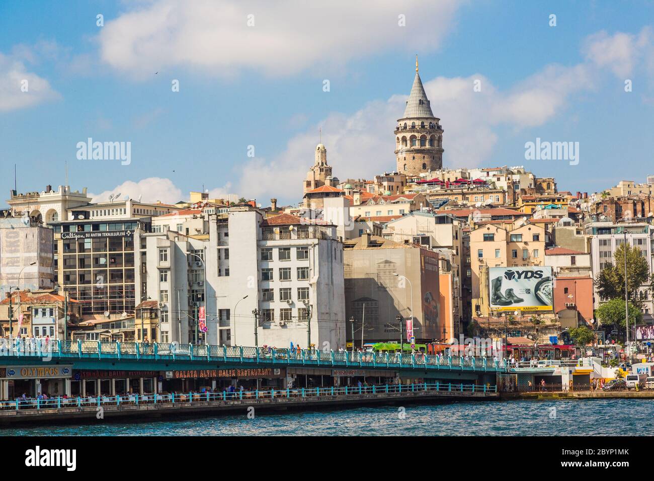 Golden Horn and the historic Galata area attracts tourists from all ...