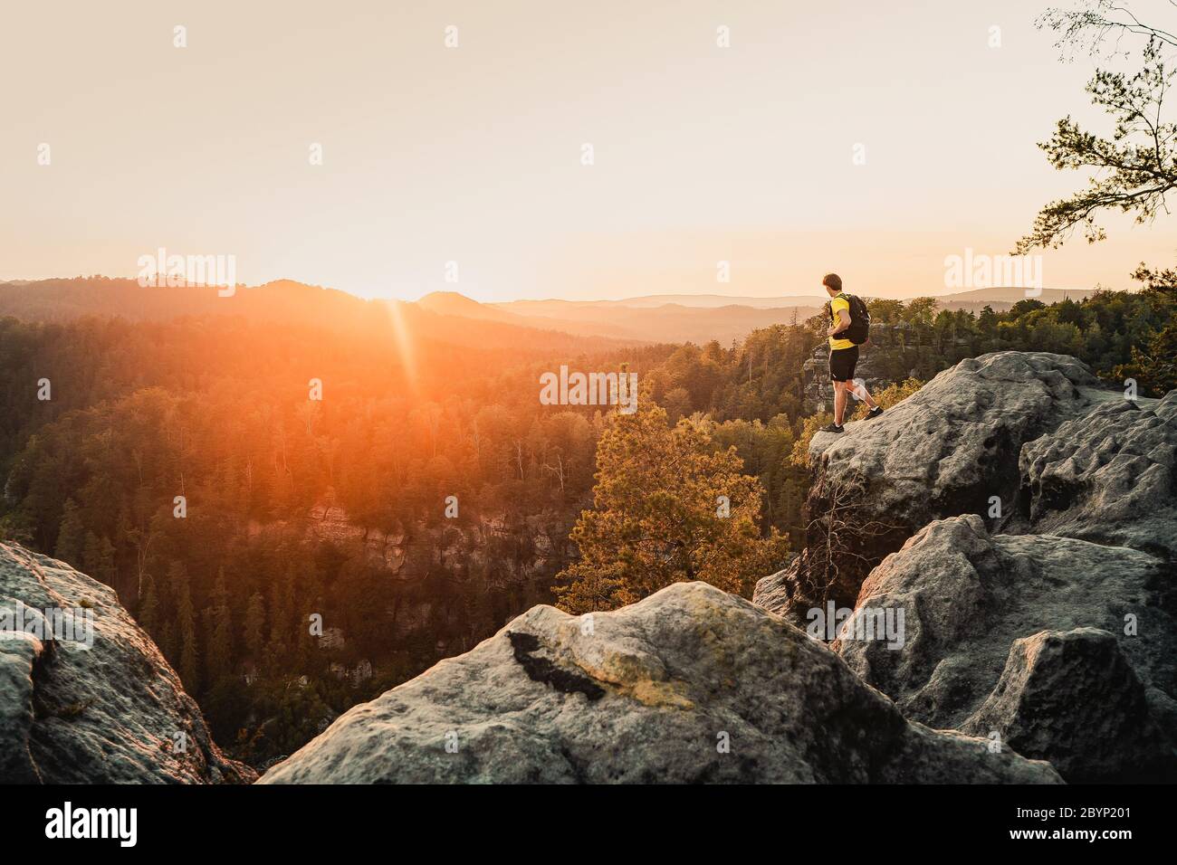 Man screaming in nature hi-res stock photography and images - Alamy