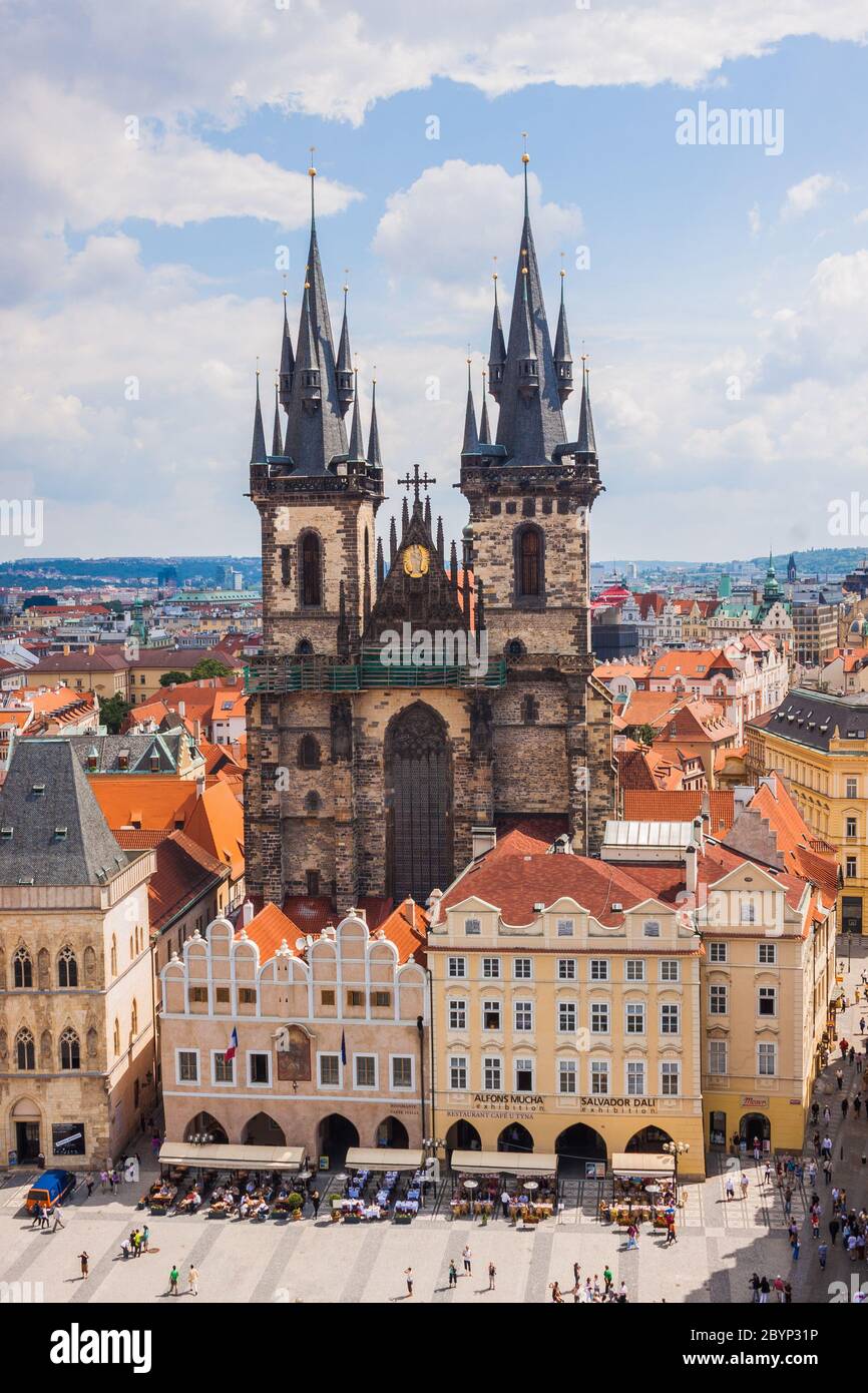 Prague, Old Town Square Stock Photo - Alamy