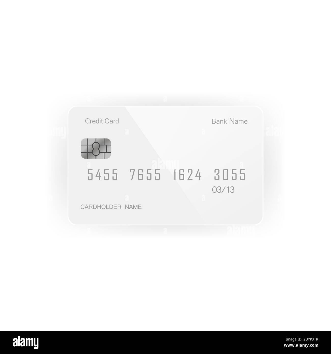 Blank White Credit Debit Card High Resolution Stock Photography and ...