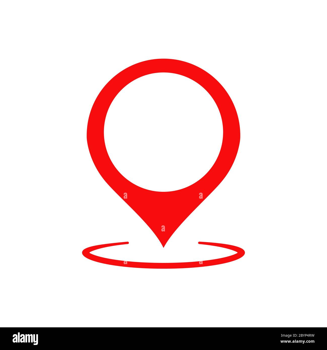 Map pointer, geo pin, location icon or geolocation, gps, on isolated ...