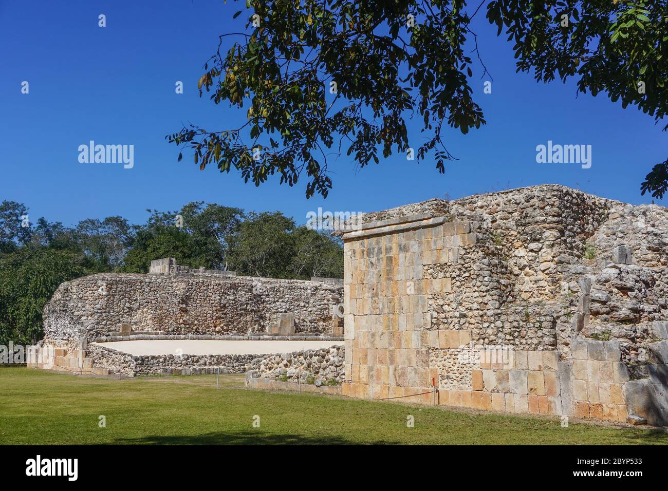 Ball Court Uxmal Mexico Mexico Yucatan State Uxmal Ball Court Details
