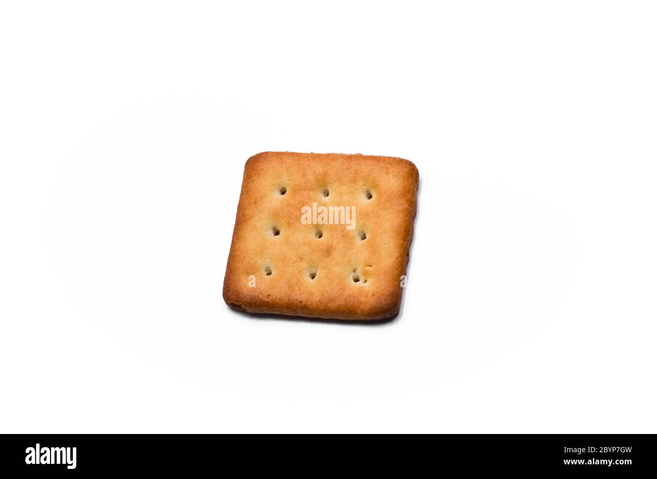 Single piece biscuit isolated on white background Stock Photo - Alamy