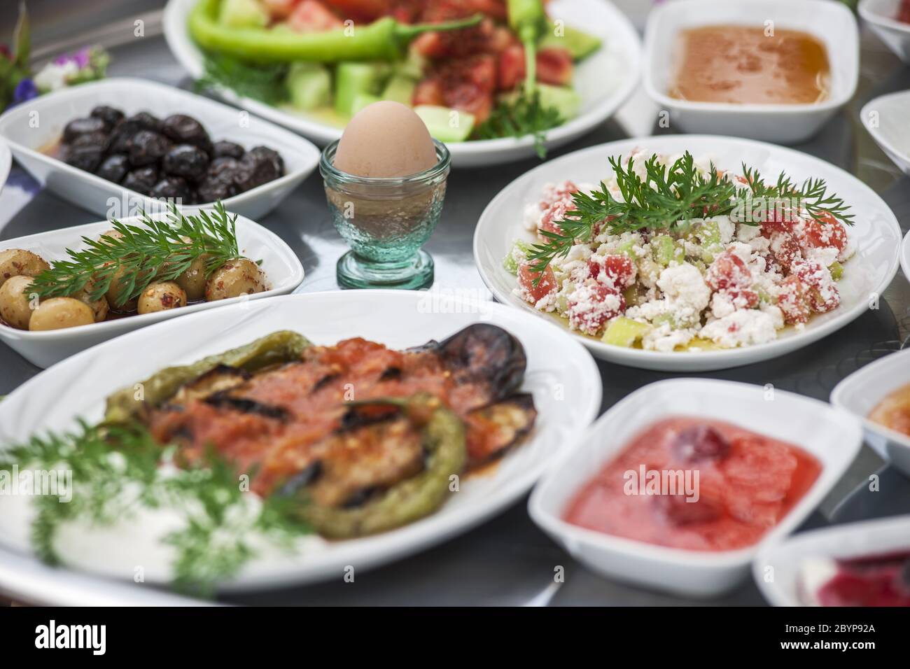 Turkish breakfast plate hi-res stock photography and images - Alamy
