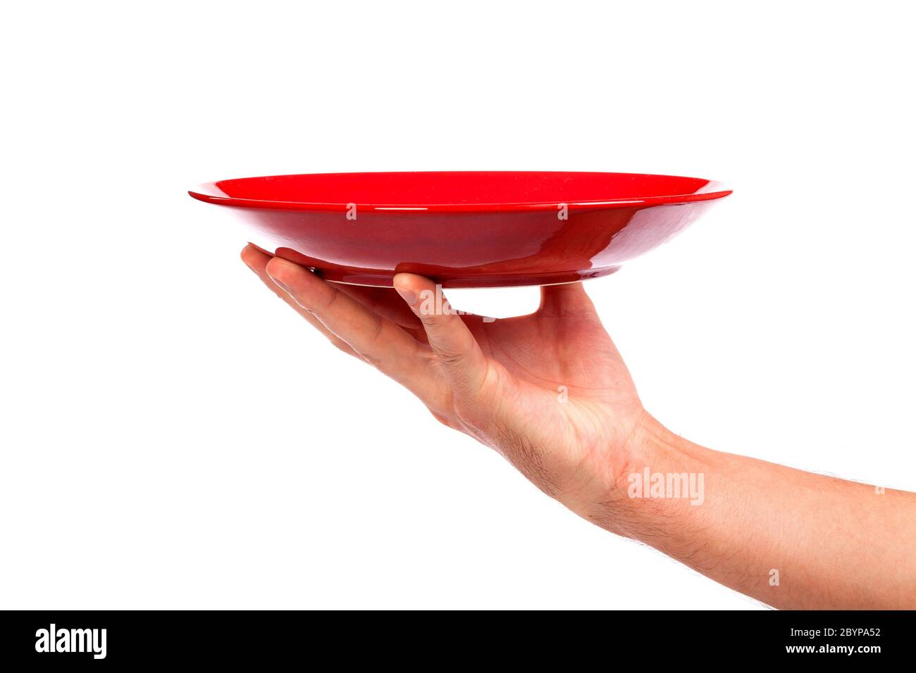 Hand presenting food plate hi-res stock photography and images - Alamy