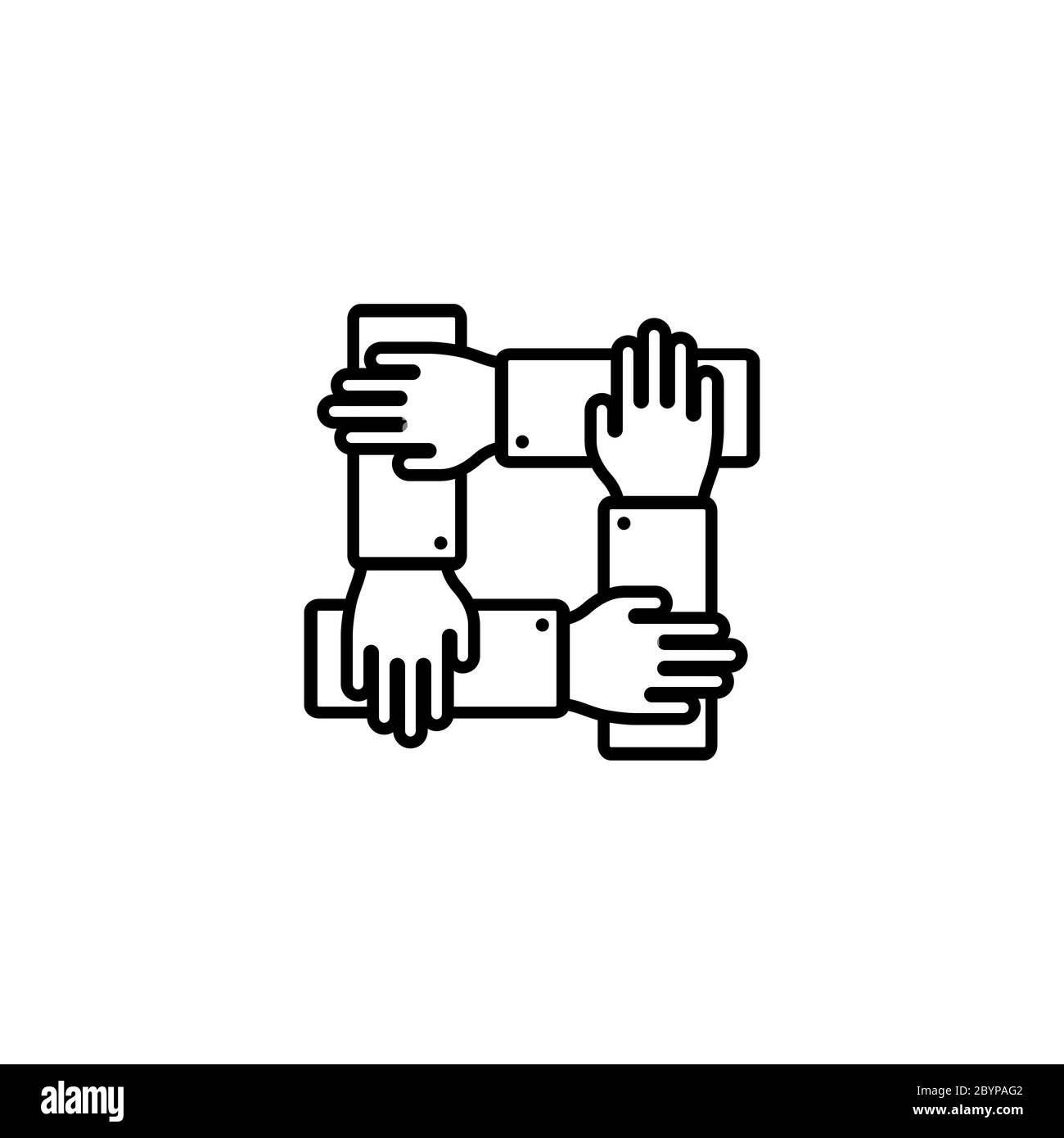 Teamwork Black And White