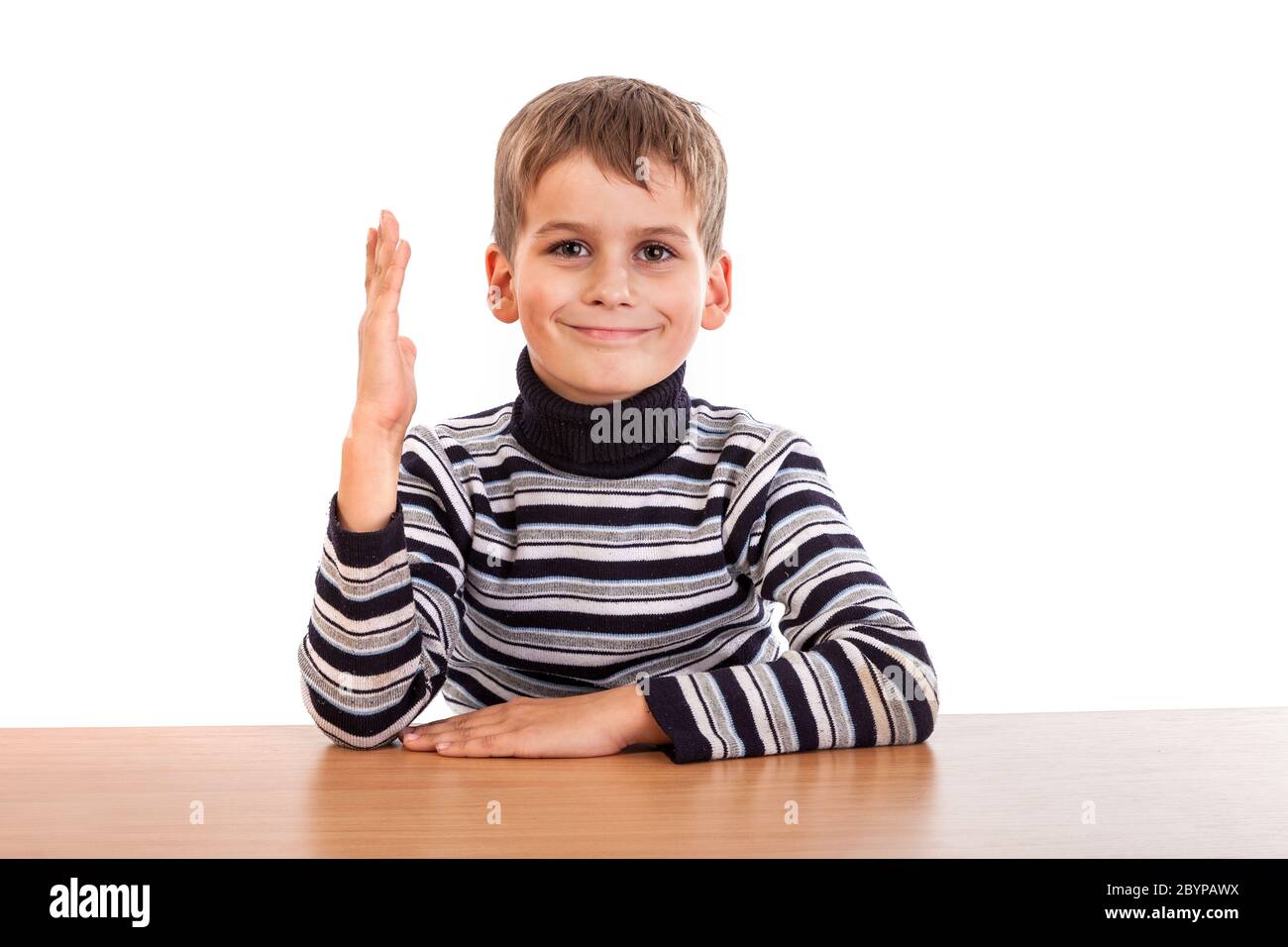 Cheerful child question hi-res stock photography and images - Alamy