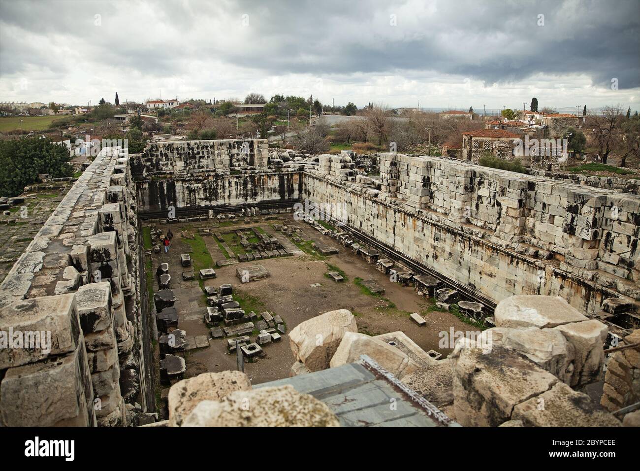 Ruins of ancient Apollo temple in Didyma Stock Photo - Alamy