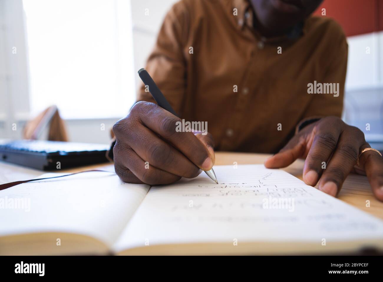 African american writing hi-res stock photography and images - Alamy