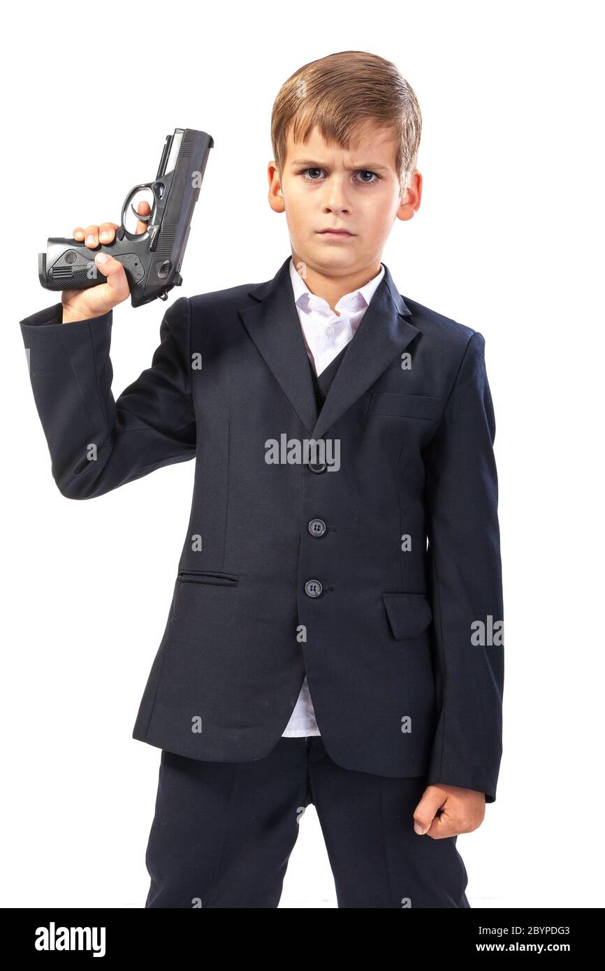 Man and son with pistol hi-res stock photography and images - Alamy