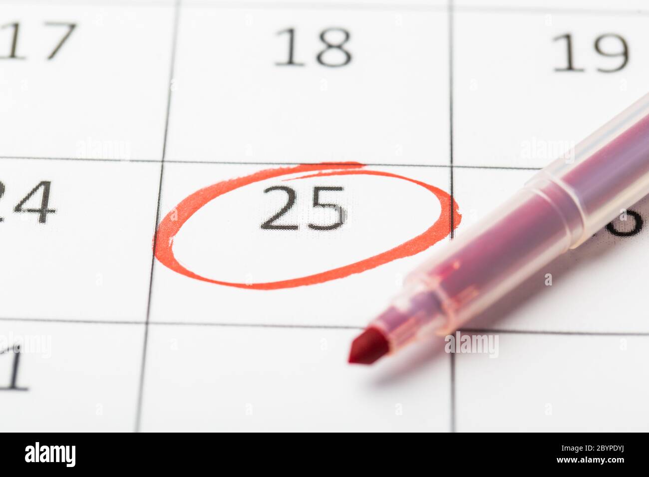 2020 yearly calendar hi-res stock photography and images - Alamy