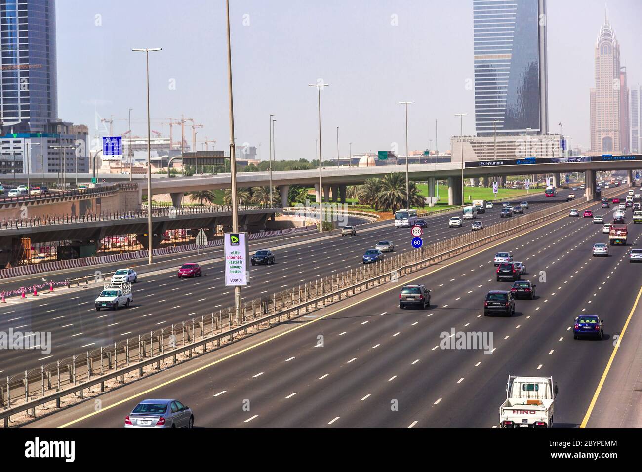 Dubai Sheikh Zayed Road Stock Photo - Alamy