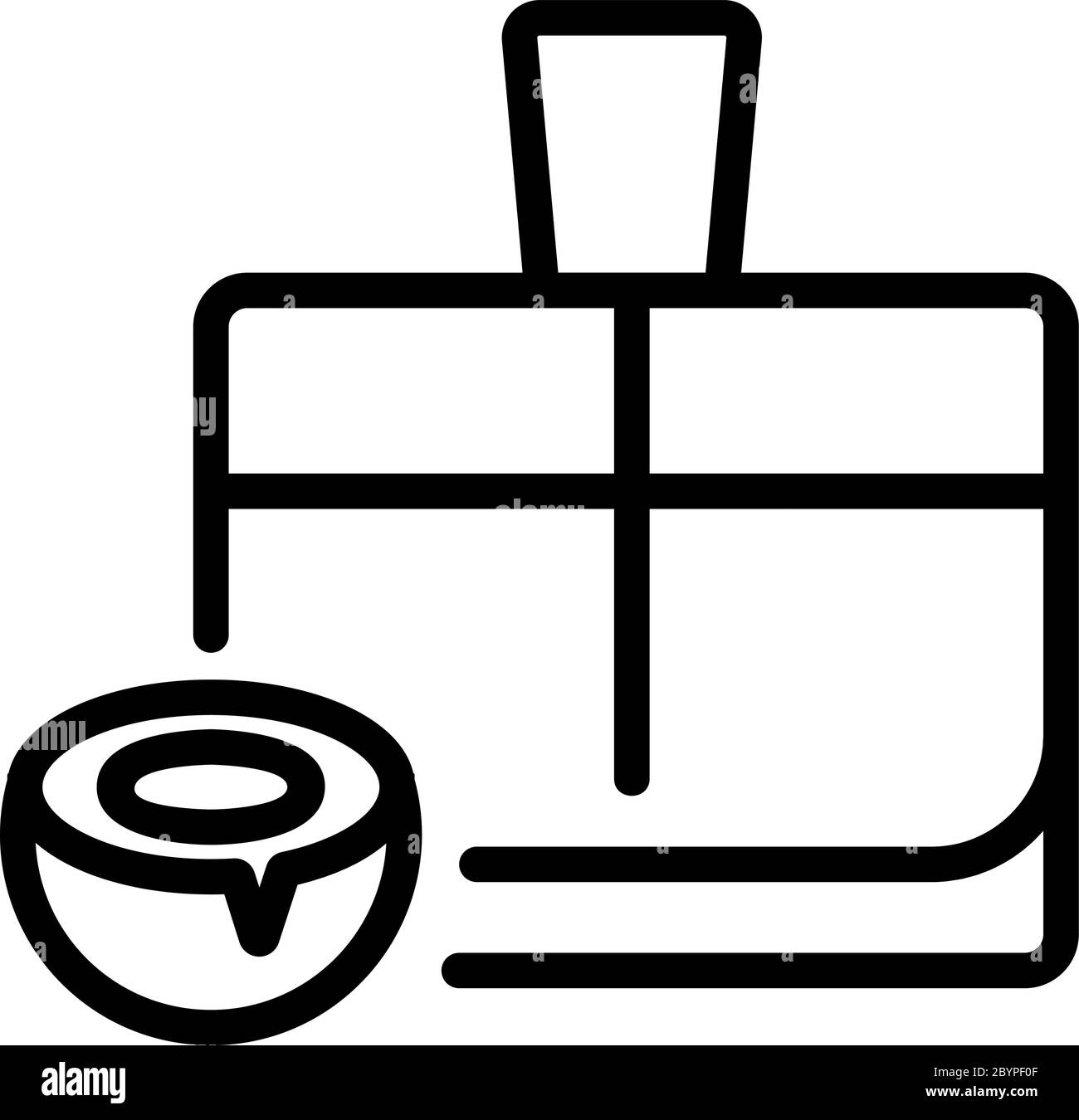 Perfume bottles isolated vector Black and White Stock Photos & Images ...