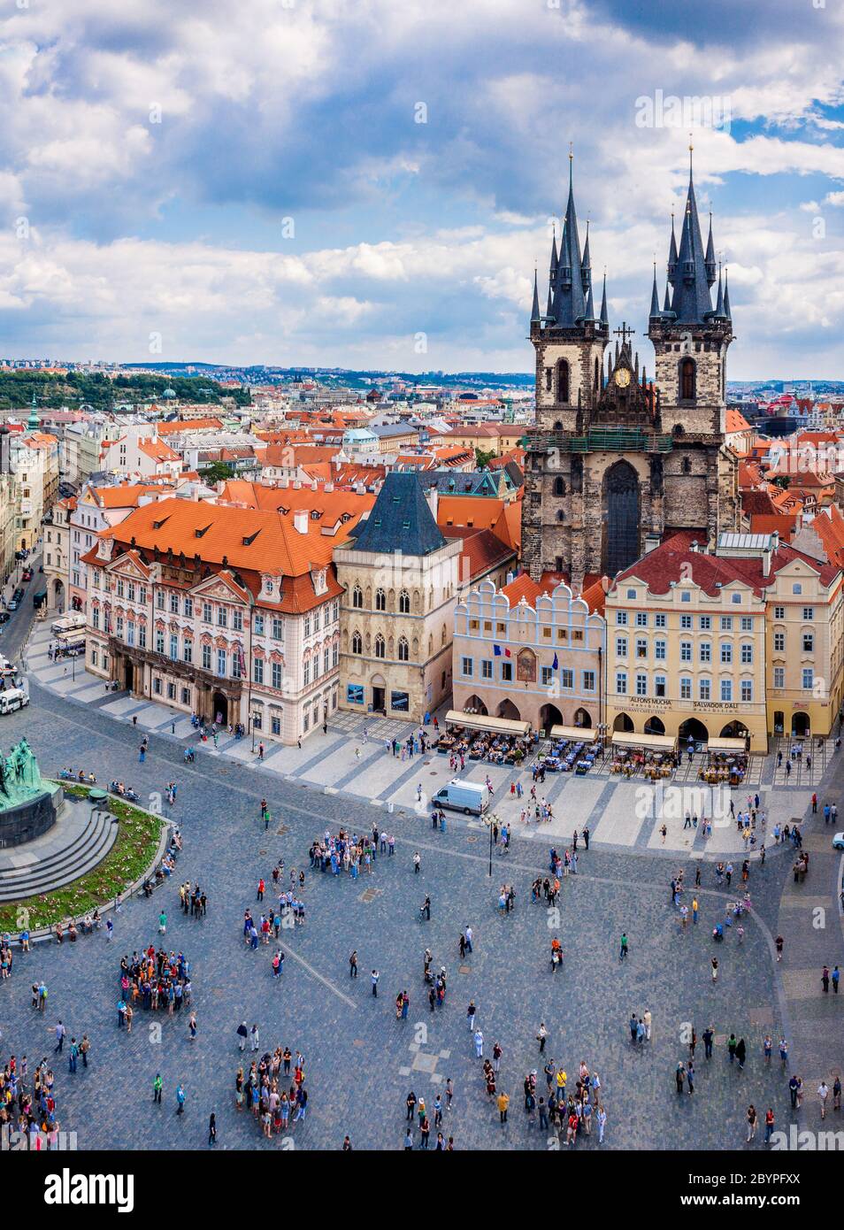 Prague, Old Town Square Stock Photo - Alamy