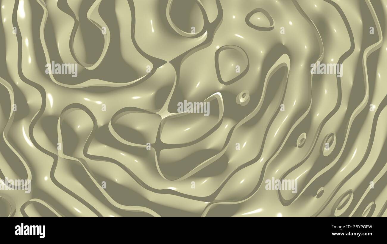 Plain 3D abstract background of monochromic Dark khaki color with ...