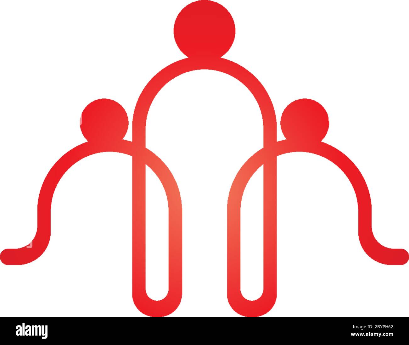 Family logo template icon illustrasi Stock Vector Image & Art - Alamy