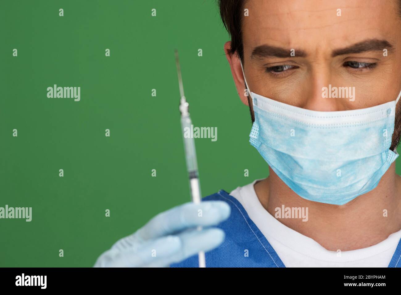 Male nurse injection hi-res stock photography and images - Alamy