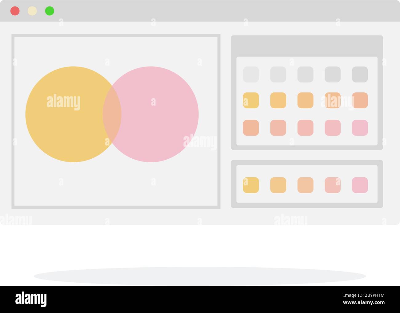 Browser window vector flat isolated Stock Vector Image & Art - Alamy