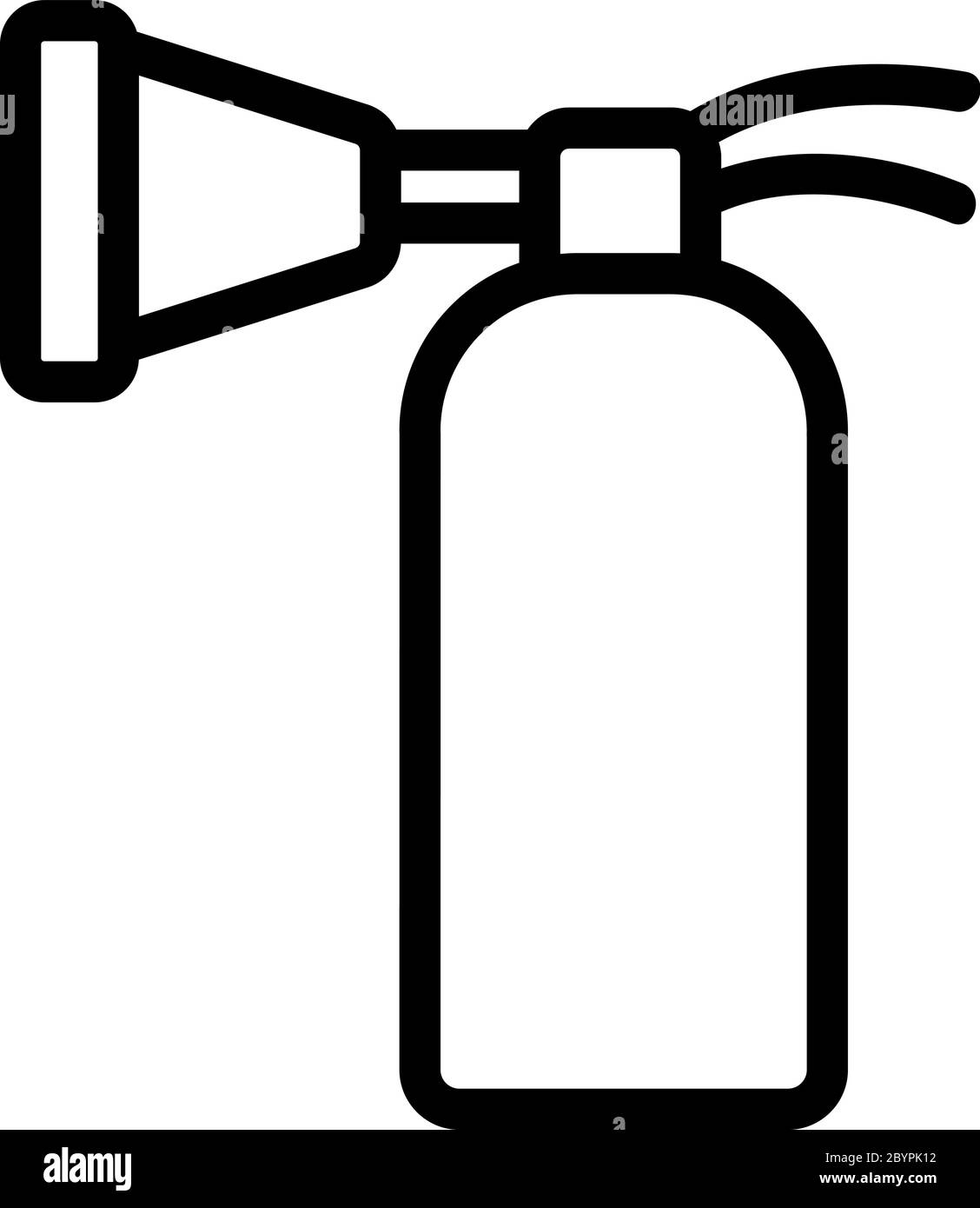 fire extinguisher icon vector outline illustration Stock Vector Image ...