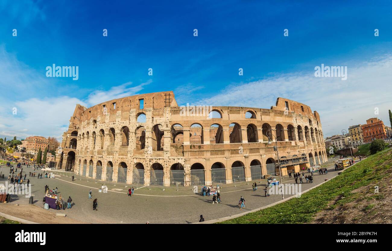 The Iconic, the legendary Coliseum of Rome, Italy Stock Photo - Alamy