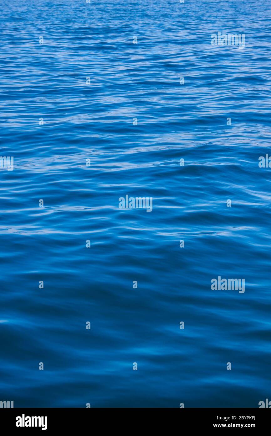 Blue water waves Stock Photo - Alamy