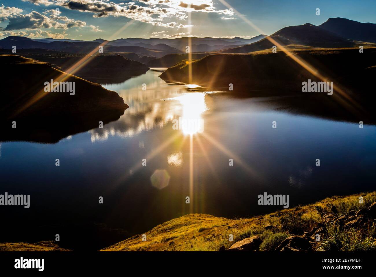 Sun rays reflection Stock Photo - Alamy