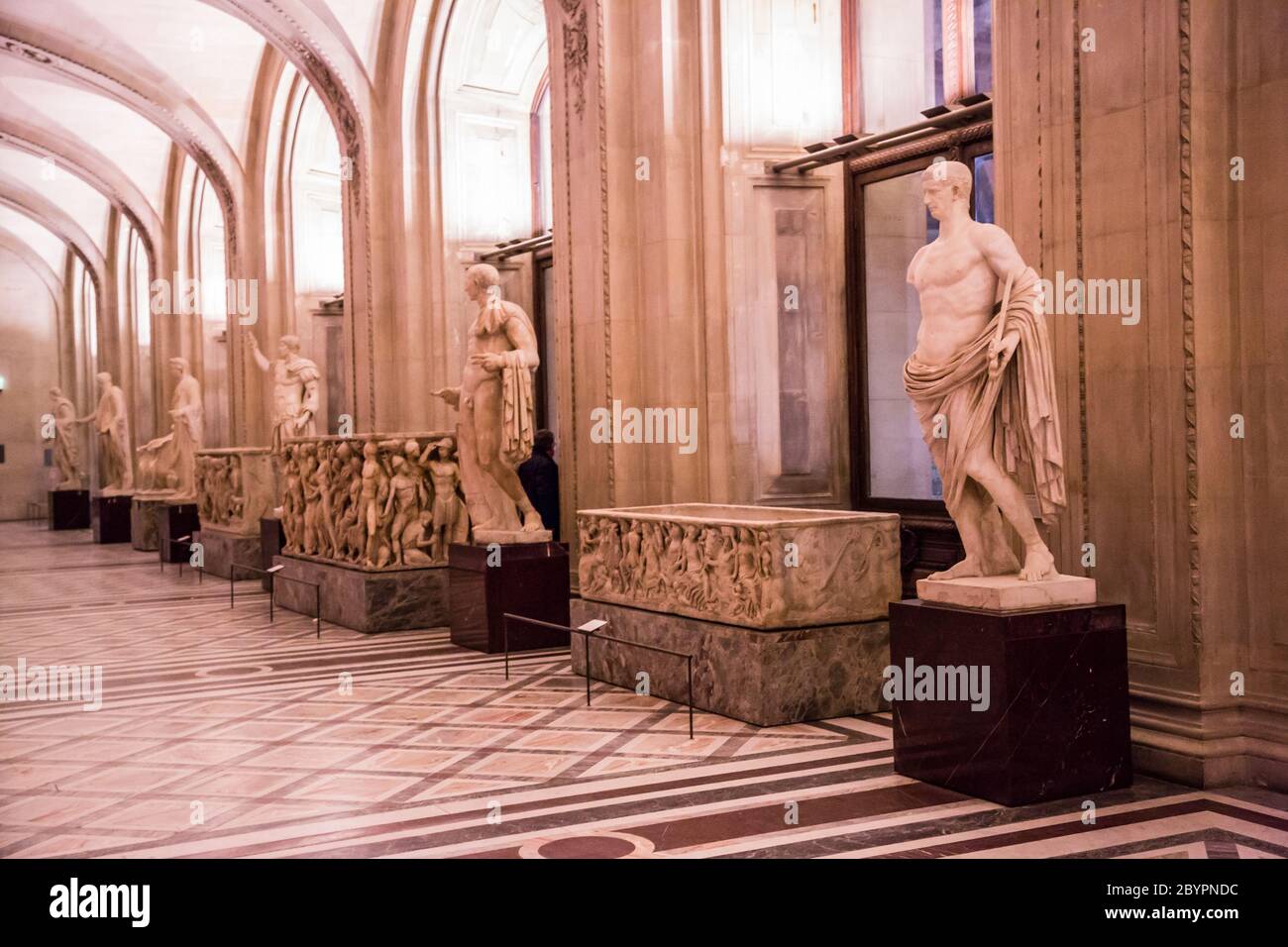 Statues at the Louvre, Paris, France Stock Photo - Alamy