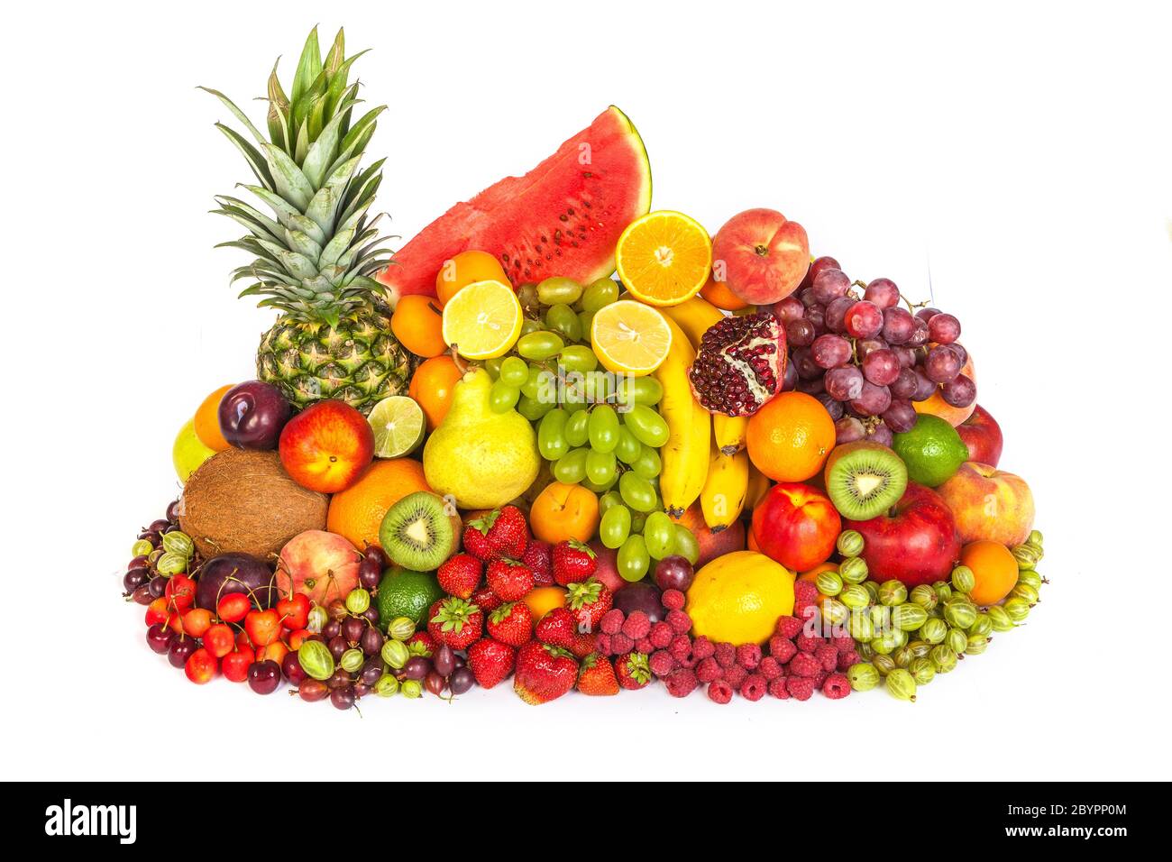 Huge group of fresh fruits Stock Photo - Alamy