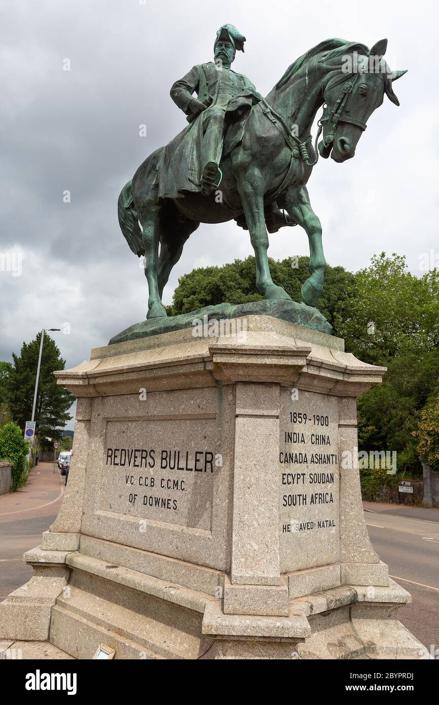 The controversial statue of General Sir Redvers buller which was ...