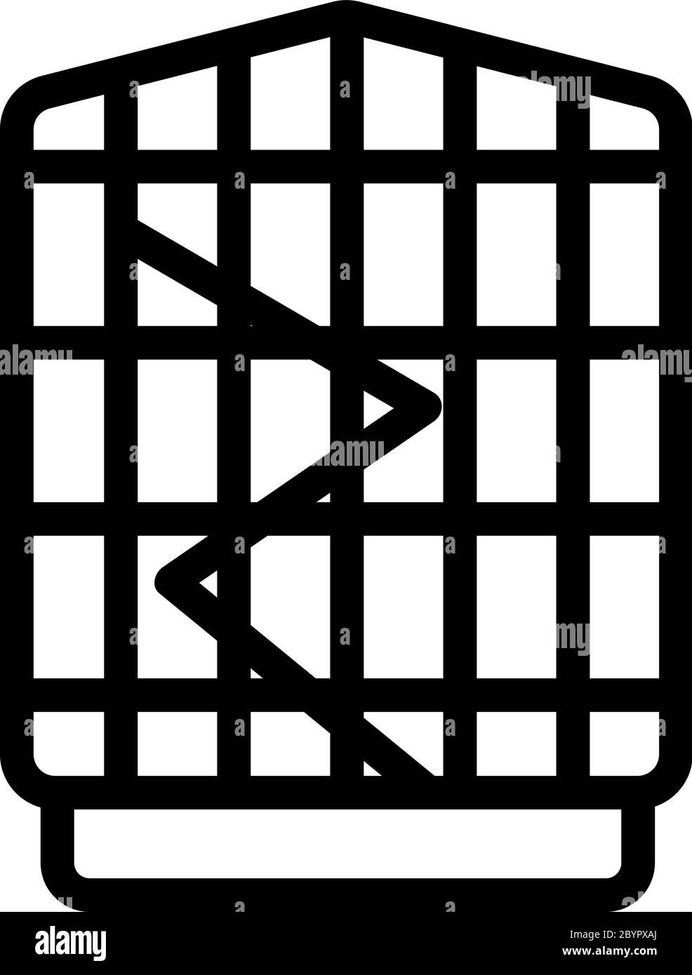 cavy cage icon vector outline illustration Stock Vector Image & Art - Alamy
