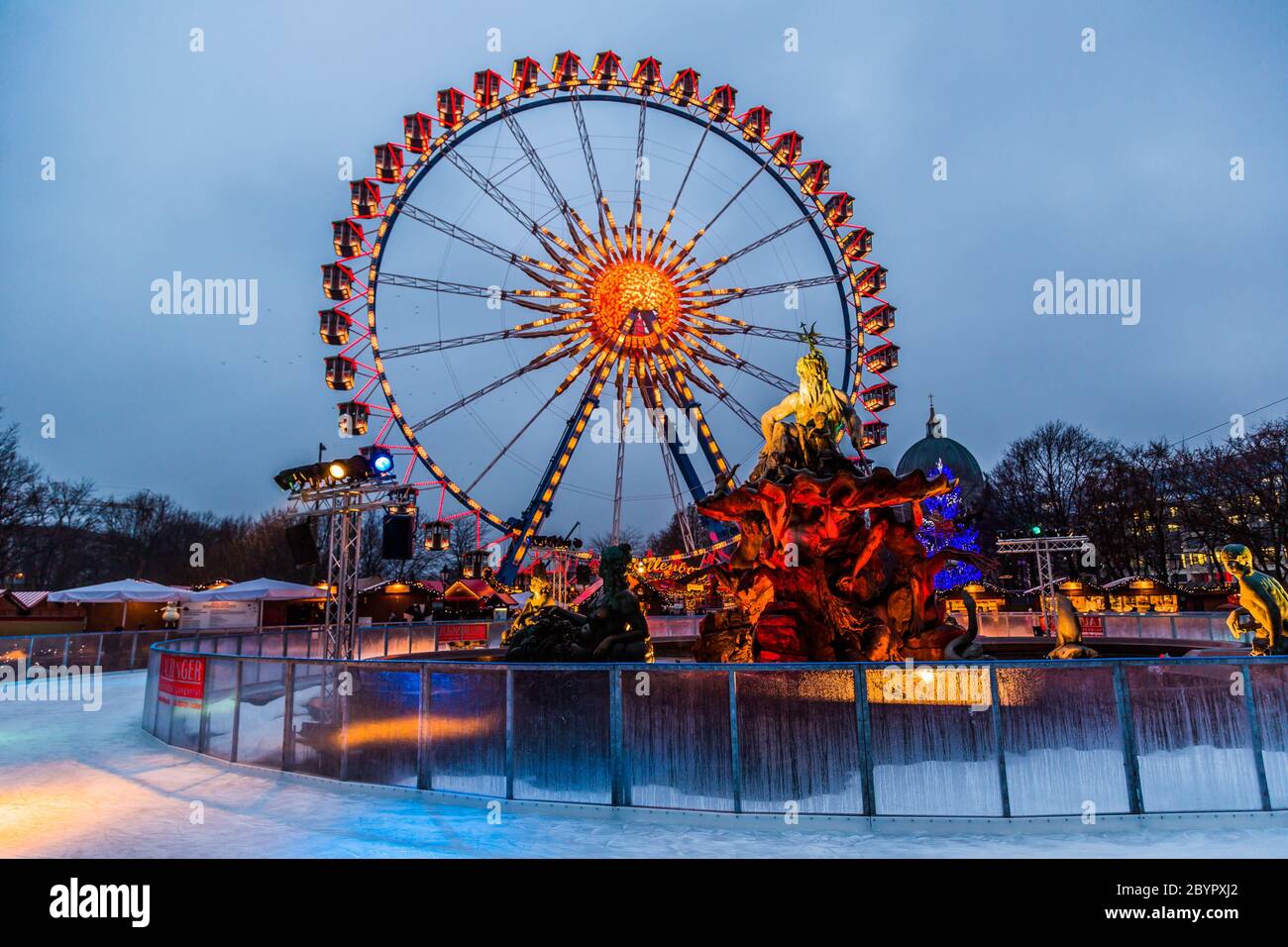 Berlin shines in a festive blaze of lights in the period before ...