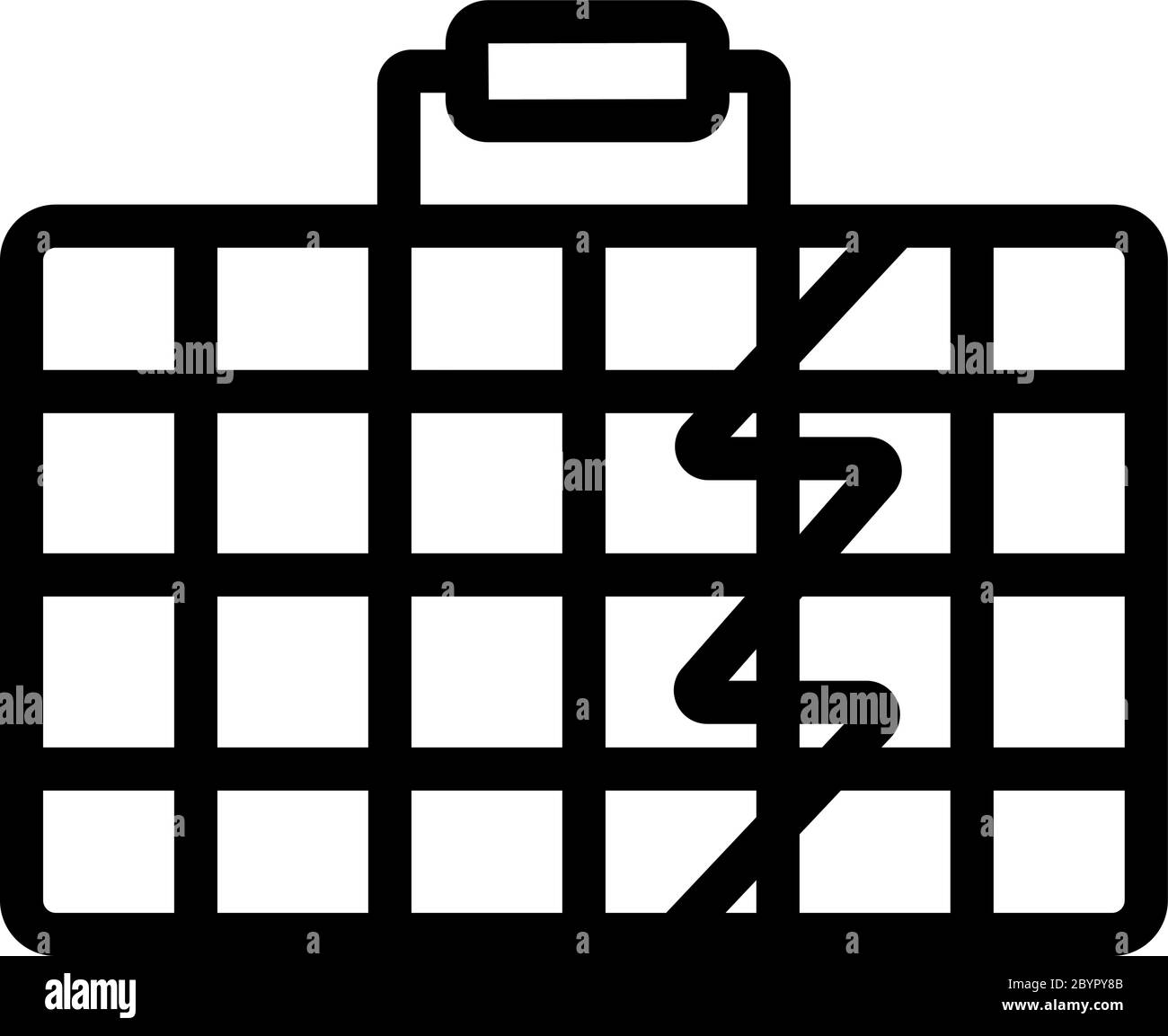 Cage For Hamster Icon Vector Outline Illustration Stock Vector Image