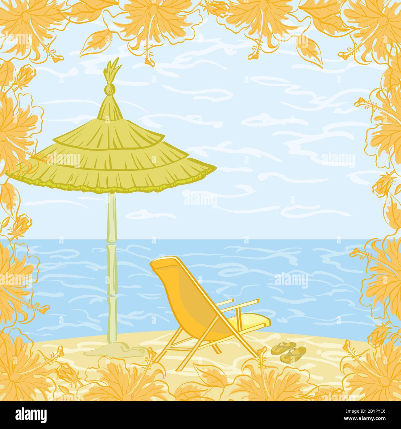 Exotic landscape, beach Stock Photo - Alamy