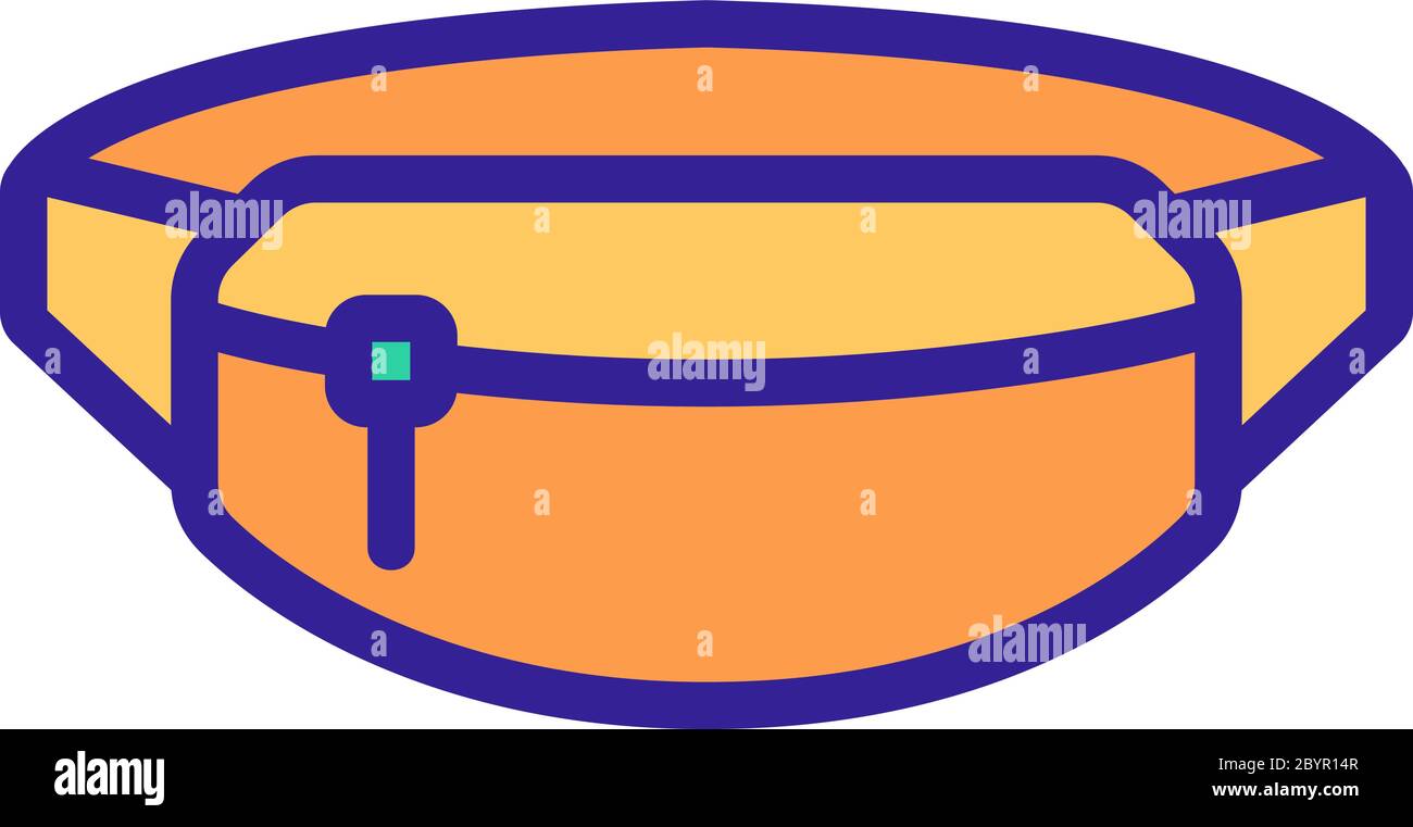 belt pouch icon vector outline illustration Stock Vector Image & Art ...