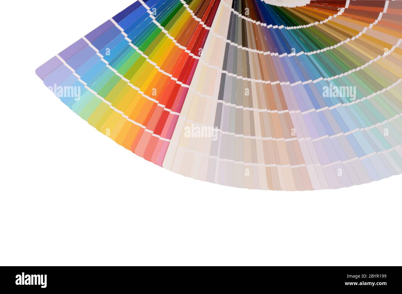 The color palette isolated on white Stock Photo - Alamy