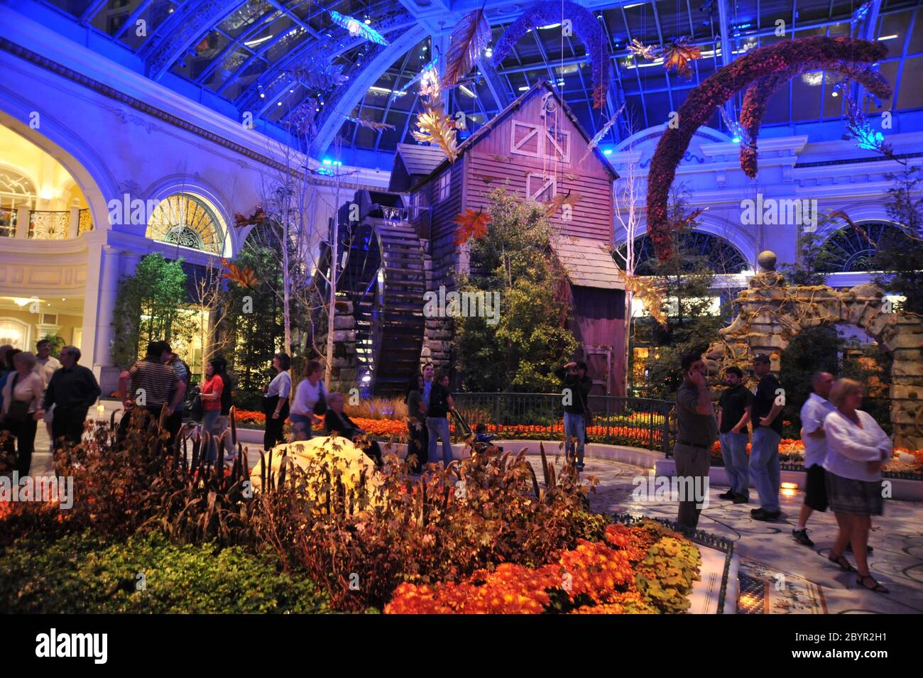 Bellagio hotel lobby ceiling hi-res stock photography and images - Alamy
