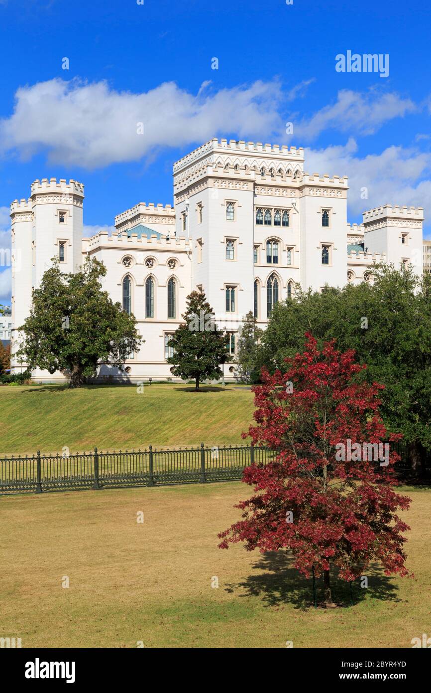 Old State Capitol, Baton Rouge, Louisiana, USA Stock Photo - Alamy