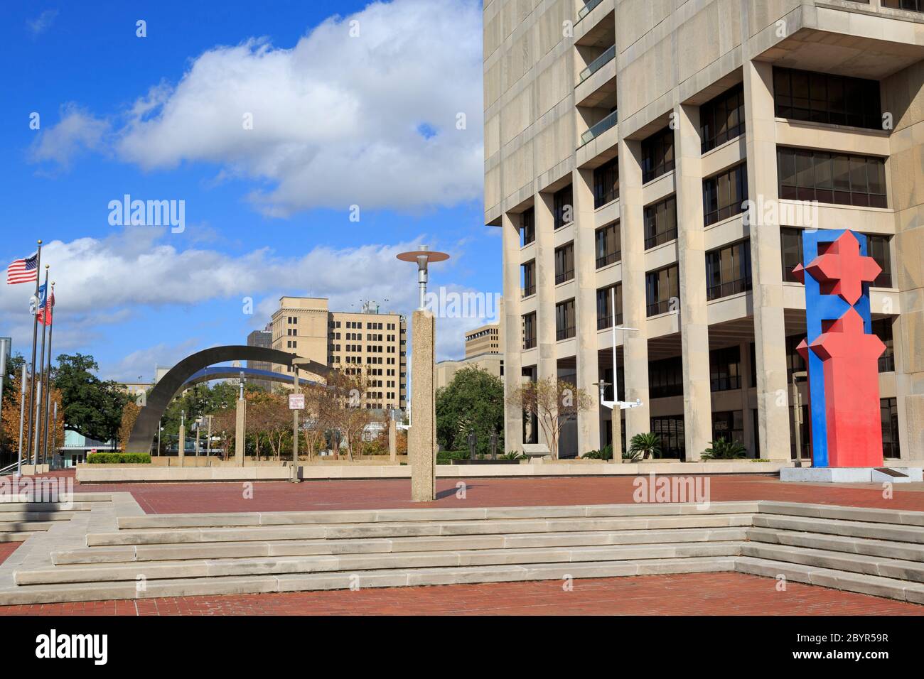 Martin Luther King Memorial & City Hall, Baton Rouge, Louisiana, USA ...