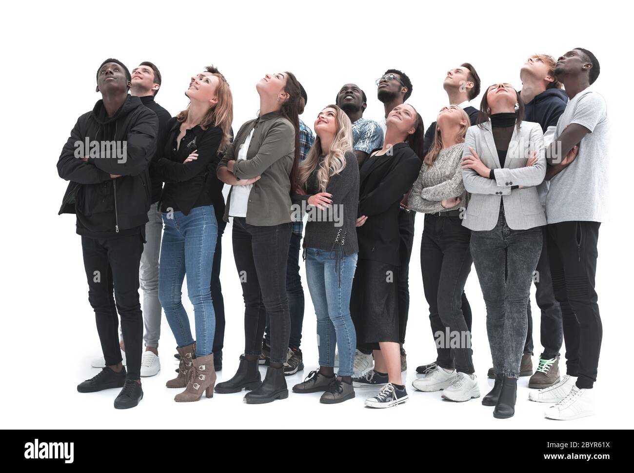 Hispanic adults white background hi-res stock photography and images ...