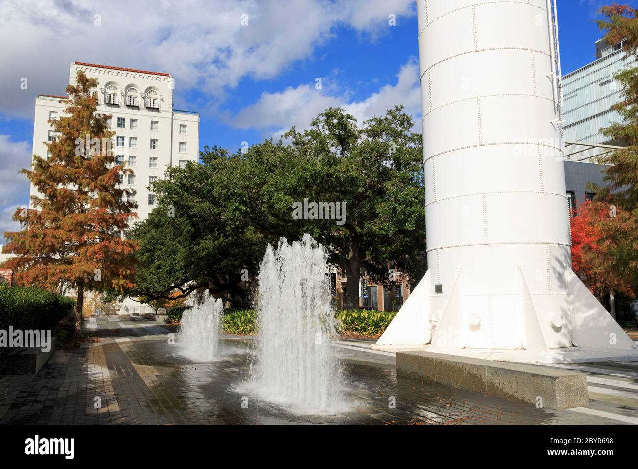 Historic Water Tower, Rest Awhile Park, Baton Rouge, Louisiana, USA ...