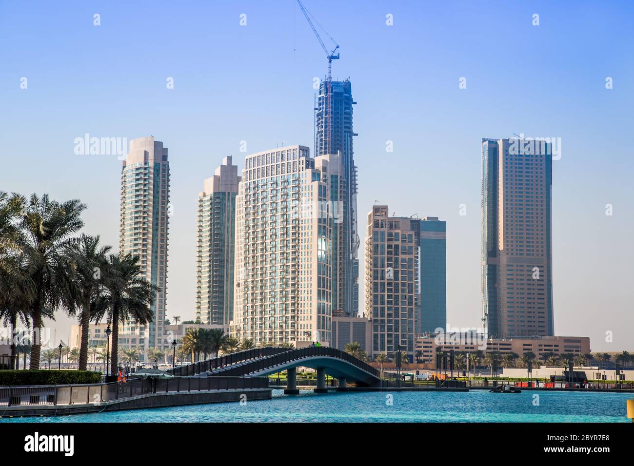 Dubai downtown. East, United Arab Emirates architecture Stock Photo - Alamy