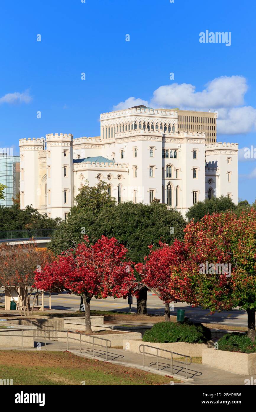 Old State Capitol, Baton Rouge, Louisiana, USA Stock Photo - Alamy