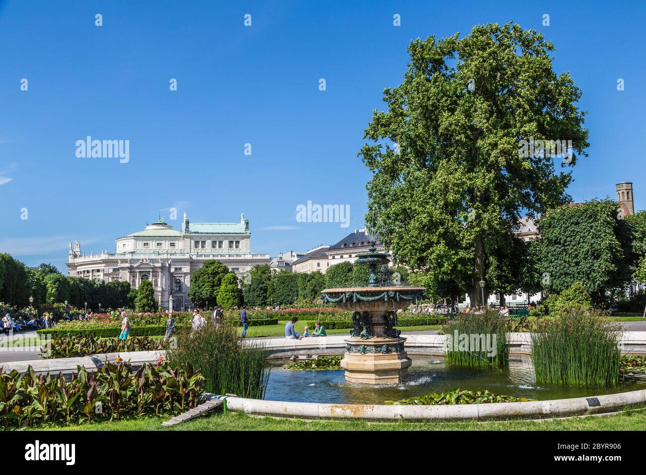 Beautiful garden in vienna hi-res stock photography and images - Alamy